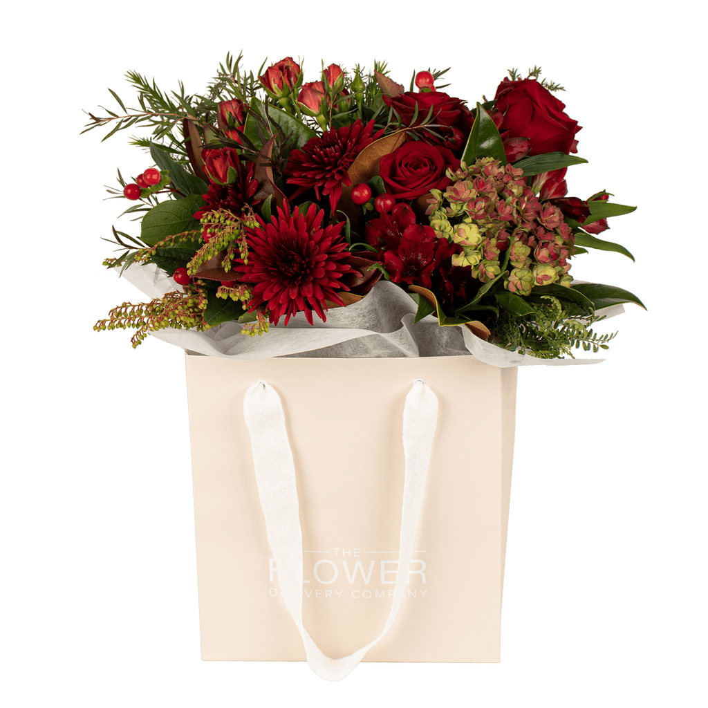 Ruby Red Posy – The Flower Delivery Company